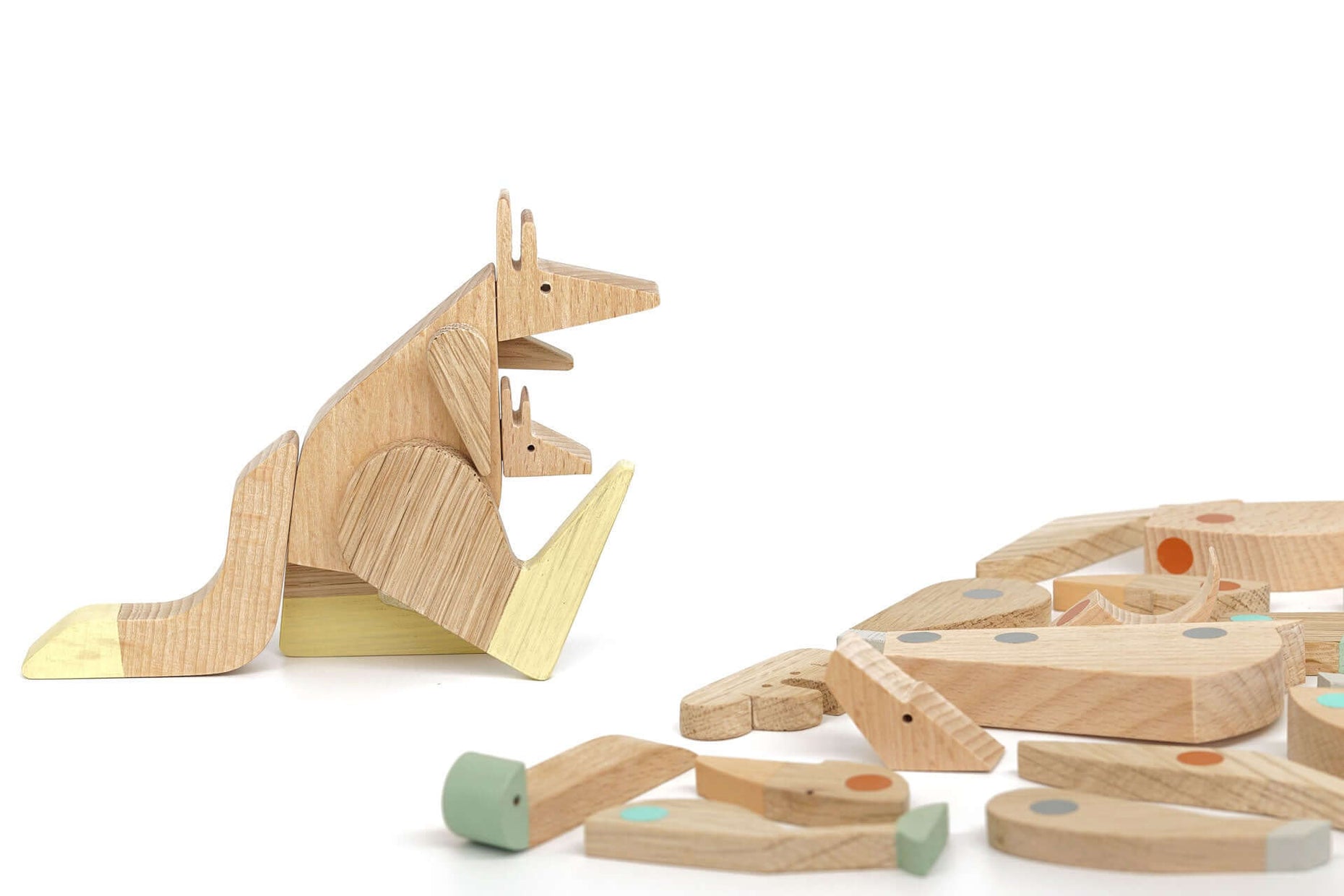 Australian animals wooden magnetic toys – ESNAF TOYS®